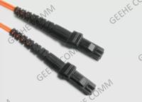 China 1m 62.5/125 OM1 Dulpex MTRJ-MTRJ Fiber Optic Patch Cord for sale