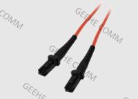 China 1m 62.5/125 OM1 Dulpex MTRJ-MTRJ Fiber Optic Patch Cord for sale