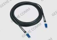 China Outdoor Duplex LC 2 Core Armored Fiber Optic Patch Cord Single Mode Waterproof for sale