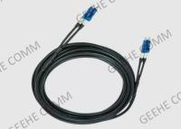 China Outdoor Duplex LC 2 Core Armored Fiber Optic Patch Cord Single Mode Waterproof for sale