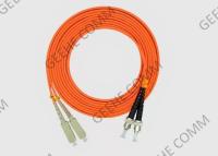China G657A ST to SC Duplex 10G Single Mode Fiber Patch Cord 2.0mm OS2 9/125um for sale
