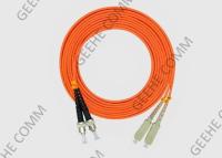 China G657A ST to SC Duplex 10G Single Mode Fiber Patch Cord 2.0mm OS2 9/125um for sale
