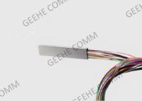 China 1xN Bare 250um Steel Tube PLC Optical Splitter Without Connector FTTH for sale