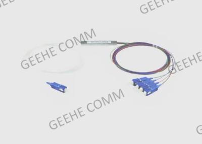 China 1x4 Mini Module 900μm SC/UPC LZSH Singlemode Fiber Optic Y Splitter for sale