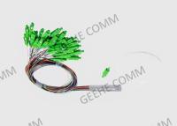 China 1x26 Single Mode PLC Fiber Optic Splitter Tube SC/APC 60/40 Split 1260-1650nm for sale