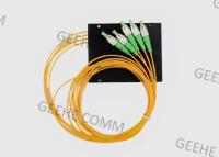 China FC UPC Single Mode ABS Box CATV FTTH Fiber Optic Splitter 1×4 for sale
