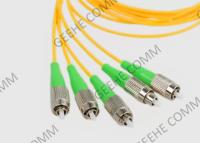 China FC UPC Single Mode ABS Box CATV FTTH Fiber Optic Splitter 1×4 for sale