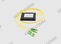 China FC UPC Single Mode ABS Box CATV FTTH Fiber Optic Splitter 1×4 for sale