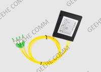 China 1×3 ABS Box Fiber Optic PLC Splitter Module FC/APC Connector for sale