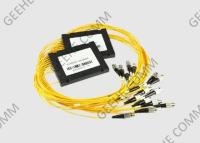 China 1x8 Single Mode PLC Fiber Splitter ABS Box FC UPC 1260-1650nm for sale