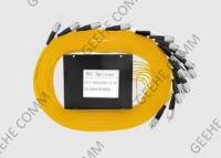 China High Density PLC Fiber Optic Splitter 1x16 ABS Module for FTTH GEPON 1260-1650nm for sale