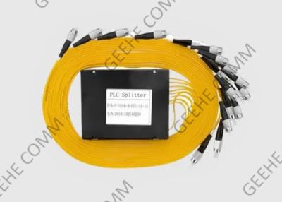 China High Density PLC Fiber Optic Splitter 1x16 ABS Module for FTTH GEPON 1260-1650nm for sale