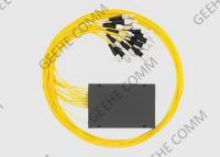 China High Density PLC Fiber Optic Splitter 1x16 ABS Module for FTTH GEPON 1260-1650nm for sale