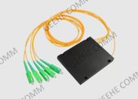 China 1x4 PLC Splitter ABS Box SC/UPC 1.5m G657A1 Fiber Optic for FTTH CATV for sale