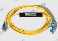 China Outdoor blockless 1.5M SC/APC Fiber Optic Cable Splitter 2 In Out for sale