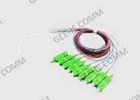 China 1x8 Steel Tube SC/APC Mini Fiber Optical Cable Splitter 1260-1650nm for sale