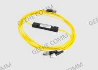 China ABS Box Single Mode FC/UPC 1 To 2 Fiber Optic Cable Splitter for sale