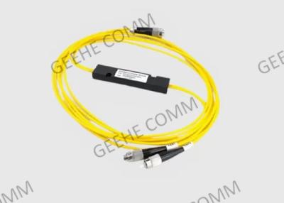 China ABS Box Single Mode FC/UPC 1 To 2 Fiber Optic Cable Splitter for sale