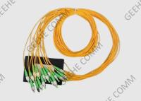 China 1×16 Standard ABS Box PLC Splitter Singlemode G652D Fiber 1 Meter for sale