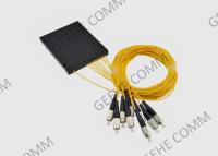 China FC APC 1x8 ABS Box Single Mode PLC Fiber Optic Splitter 1260-1650nm for sale