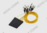 China FC APC 1x8 ABS Box Single Mode PLC Fiber Optic Splitter 1260-1650nm for sale