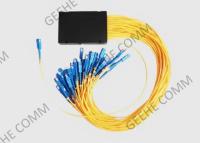 China 1x32 PLC Fiber Optic Splitter SC/UPC 900um 1.5m ABS Box Low Insertion Loss for sale