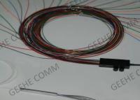 China 1x8 Fiber Optic PLC Splitter with LC/APC Connectors 1260-1650nm for sale