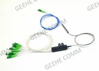 China 1x8 Fiber Optic PLC Splitter with LC/APC Connectors 1260-1650nm for sale