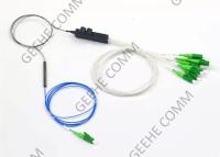 China 1x8 Fiber Optic PLC Splitter with LC/APC Connectors 1260-1650nm for sale