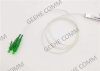 China Mini Steel Tube LC/APC 2x8 Blockless Fiber Optic PLC Splitter 1260-1650nm for sale