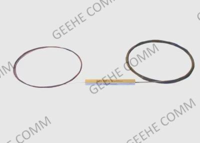 China Steel Tube 250µm 2x8 PLC Bare Fiber Optic Cable Splitter 1260-1650nm for sale