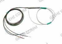 China Steel Tube 250µm 2x8 PLC Bare Fiber Optic Cable Splitter 1260-1650nm for sale