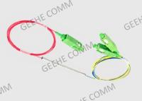 China 1x2 SC Fiber Optic Coupler Splitter 50/50 Dual Window 1310nm 1550nm for sale