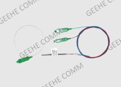 China SM 1x2 Fiber Optic Coupler 1310nm 1550nm 1M 900um Low Insertion Loss for sale