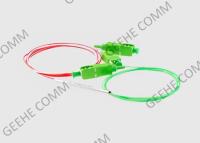 China SM 1x2 Fiber Optic Coupler 1310nm 1550nm 10/90 Split Ratio 250um Bare Fiber for sale