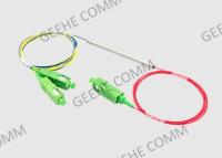 China 1x2 Metal Tube 980 1550 Small Size WDM Fiber Splitter SC Connectors for sale