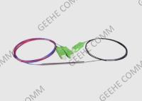 China Single Mode 1x2 980nm Fiber Optic Coupler Splitter 2mm Jacket Ultra Small for sale