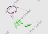 China 1x3 Steel Tube Single Mode Fused Fiber Optic Coupler 1310nm 1550nm for sale