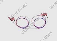 China Single Mode 0.9mm Fiber 2x2 FC/APC FBT Coupler Splitter Dual Window 1310/1550nm for sale