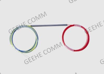 China Singlemode Steel Tube FBT Coupler Splitter 1x3 250μm Bare Fiber 1525-1565nm for sale