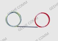 China Singlemode Steel Tube FBT Coupler Splitter 1x3 250μm Bare Fiber 1525-1565nm for sale
