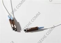 China 1x2 Multimode MU 50/125 Fiber Optic Coupler Splitter 1310 1490 1550nm for sale