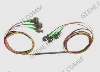 China Steel Tube Bare Fiber 250um 3x3 Fiber Optic Coupler FC Connectors 1310nm 1550nm for sale