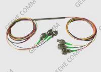 China Steel Tube Bare Fiber 250um 3x3 Fiber Optic Coupler FC Connectors 1310nm 1550nm for sale
