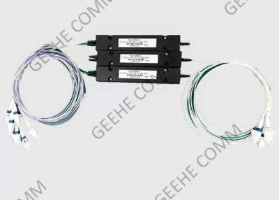 China 850nm Multimode 2/98 Coupling Ratio 1x3 FBT Coupler for GPON Networks for sale