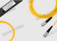 China 1x2 FC SC Singlemode 50/50 FBT Coupler Splitter ABS Box 1310nm 1550nm for sale