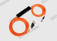 China 1x2 FC SC Singlemode 50/50 FBT Coupler Splitter ABS Box 1310nm 1550nm for sale