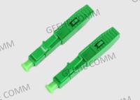 China Ferrule Field Single Mode APC 250μM Fiber Optic LC Connector for sale