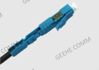 China RoHS Fast LC Fiber Optic Connector 1.60mm for Field Termination Singlemode Multimode for sale