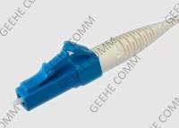 China Simplex Single Mode 2.0mm 900um LC APC Fiber Connector for sale